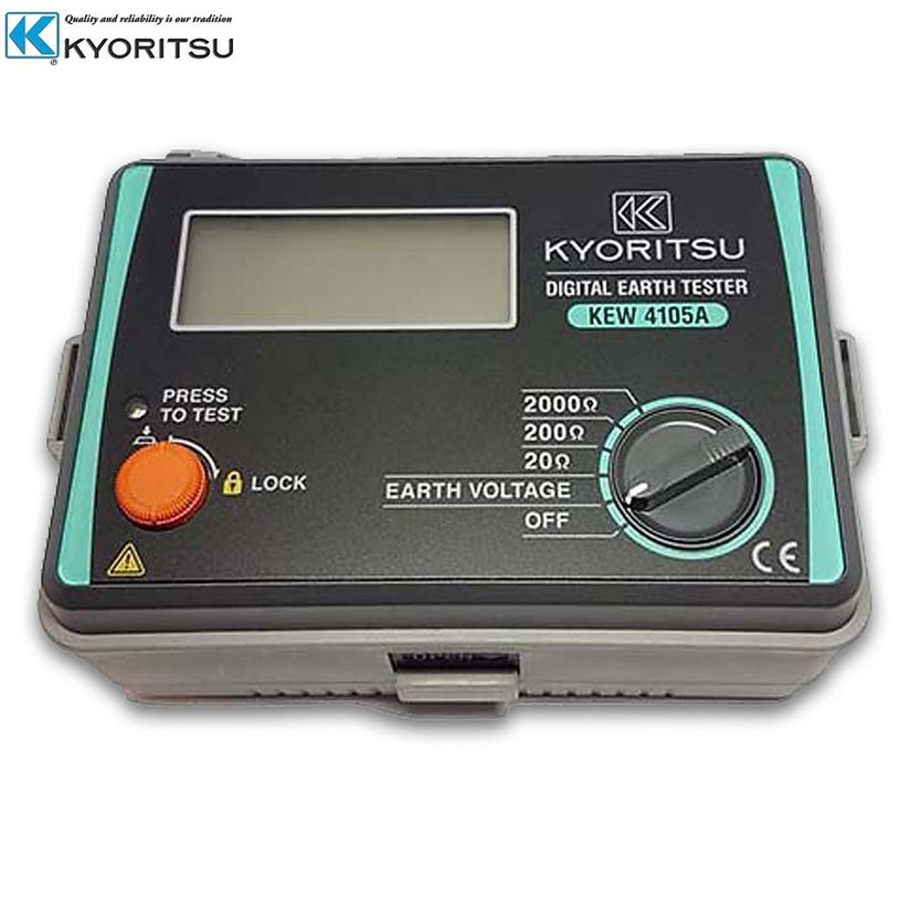 Kyoritsu 4105A Earth Tester Digital Earth Resistance Testers Ground Re ...
