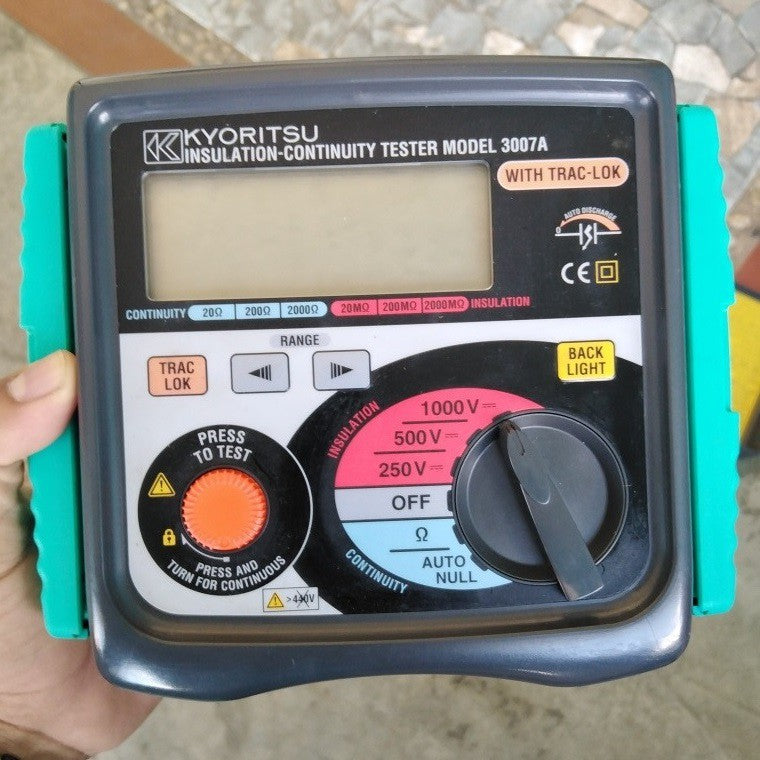 Kyoritsu 3007A Digital Insulation Continuity Tester Megger Test Insula ...