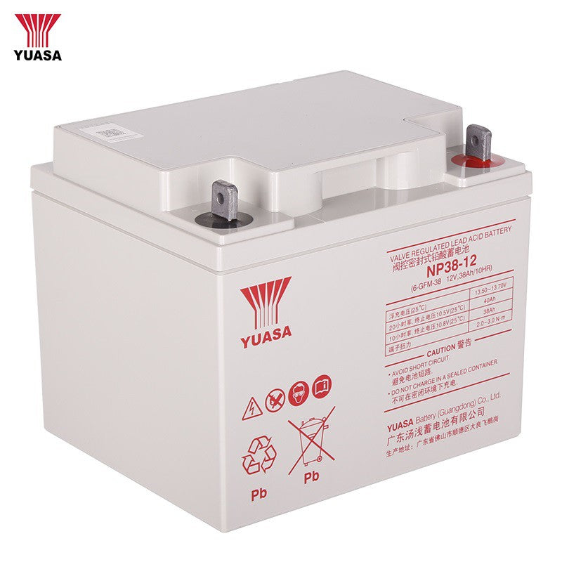 Yuasa 12V 38Ah SLA VRLA Rechargeable Battery NP38-12 Valve Regulated S ...