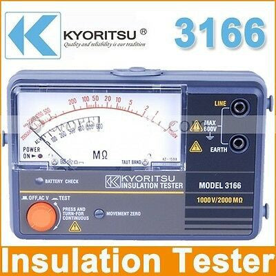 Kyoritsu Analogue Insulation Testers 3166 – Arnaizph