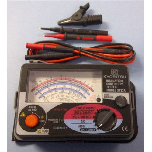 Kyoritsu 3132A Analogue Insulation Continuity Testers – Arnaizph