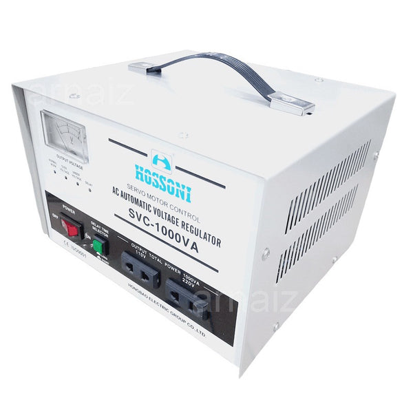 Hossoni AVR 1000W Servo Type Automatic Voltage Regulator SVC-1000 Serv – Arnaizph