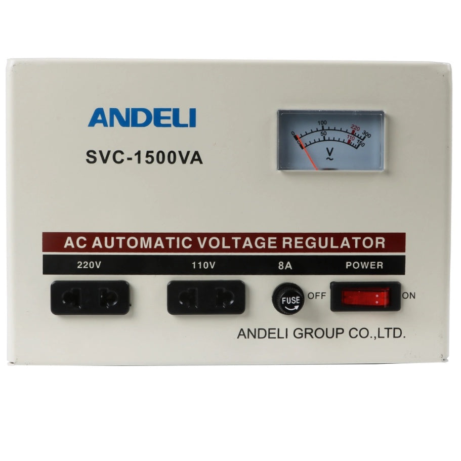 Andeli AVR 1500W Servo Type Automatic Voltage Regulator SVC-1500 Servo ...