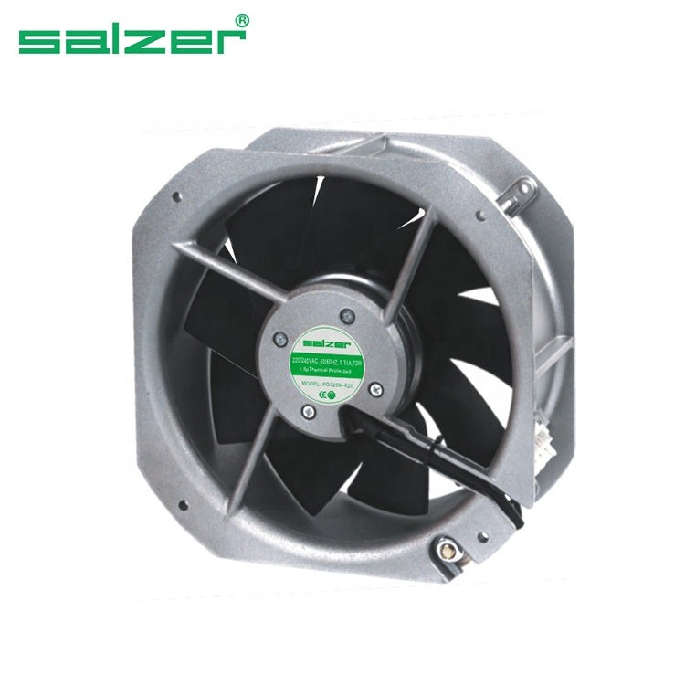 Salzer PD225M-220 Blower Fan 225 x 225 x 80 mm AC Axial Fan with Metal ...