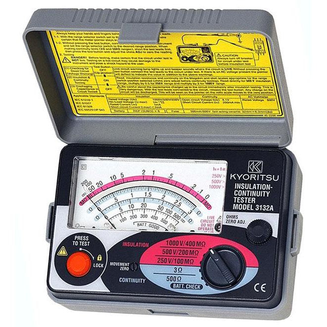 Kyoritsu 3132A Analogue Insulation Continuity Testers – Arnaizph