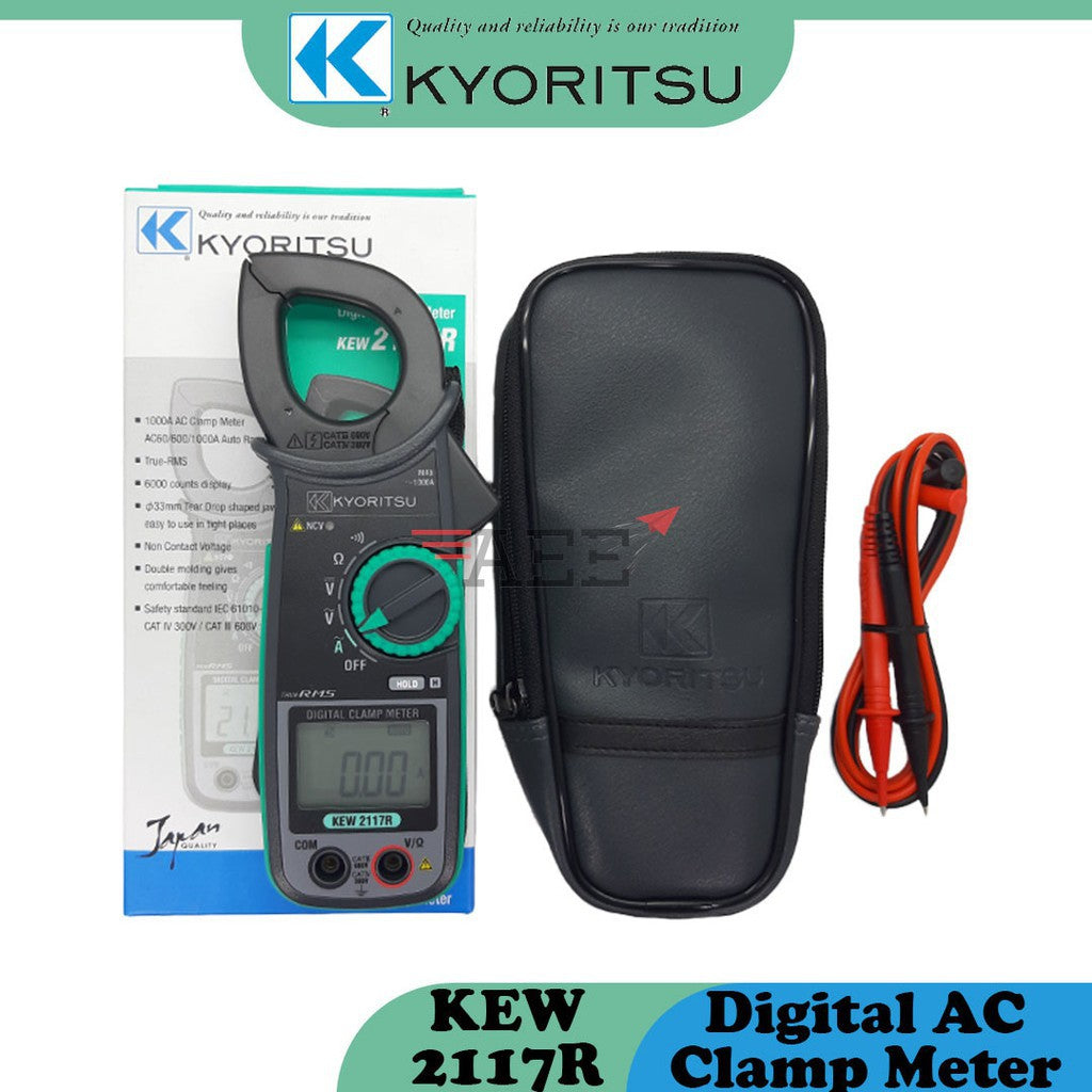 Kyoritsu 2117R AC Digital Clamp Meters – Arnaizph