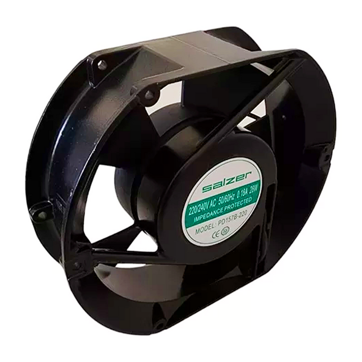 Salzer PD157B-220 Cooling Fan 172x150x51mm 220-240VAC 0.18A 28W Axial – Arnaizph