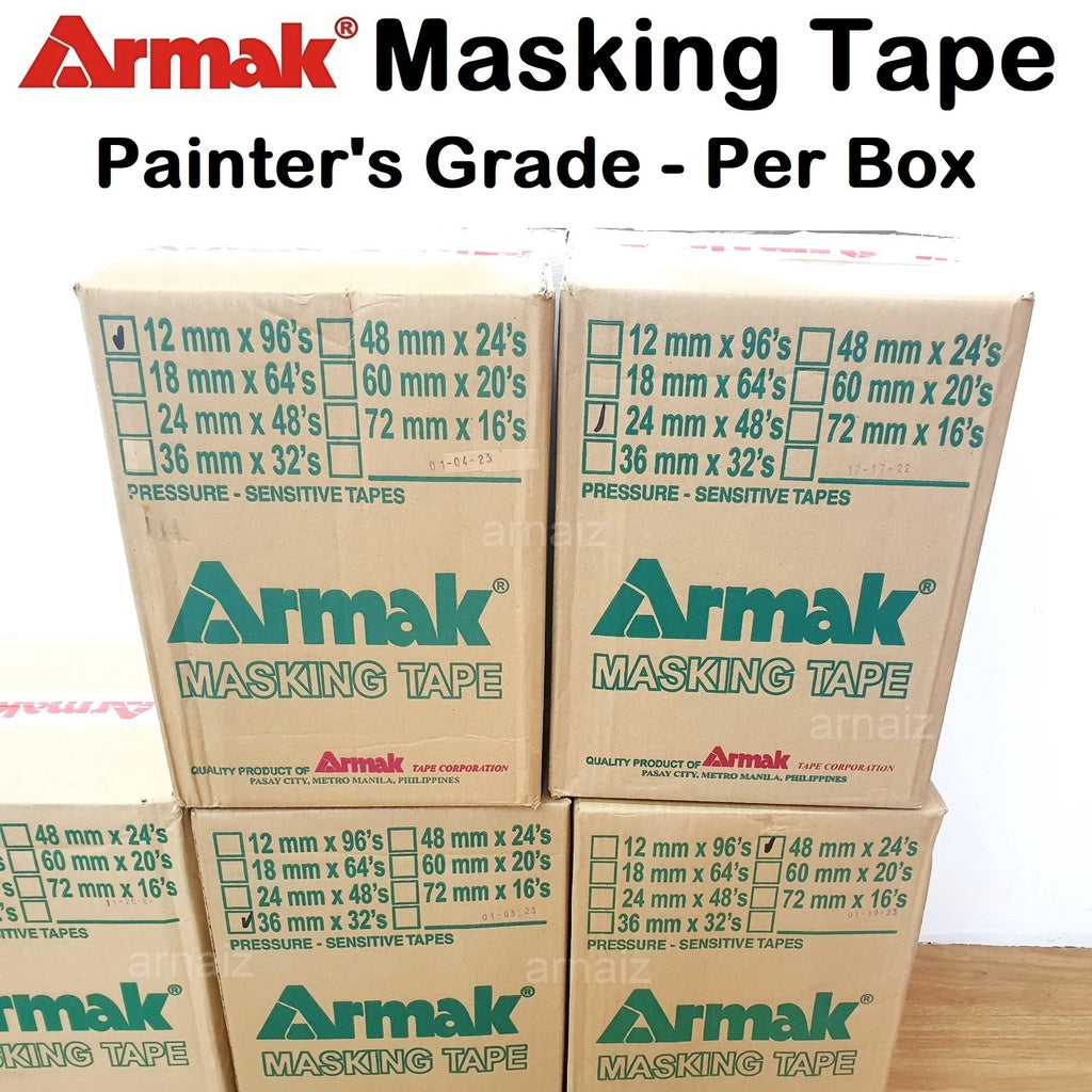 Armak Masking Tape Per BOX Painter's Grade Masking Tape Armak Green In ...