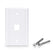 Faceplate Single Port IO Keystone Face Plate 1 Port ABS Wall Plate For ...