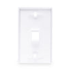 Faceplate Single Port IO Keystone Face Plate 1 Port ABS Wall Plate For ...