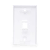 Faceplate Single Port IO Keystone Face Plate 1 Port ABS Wall Plate For ...