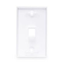 Faceplate Single Port IO Keystone Face Plate 1 Port ABS Wall Plate For ...