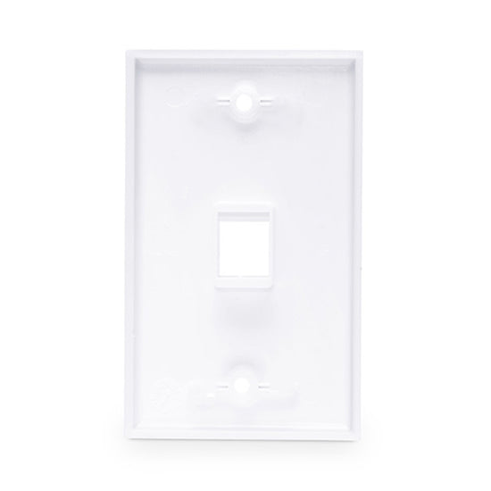 Faceplate Single Port IO Keystone Face Plate 1 Port ABS Wall Plate For ...