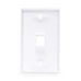 Faceplate Single Port IO Keystone Face Plate 1 Port ABS Wall Plate For ...