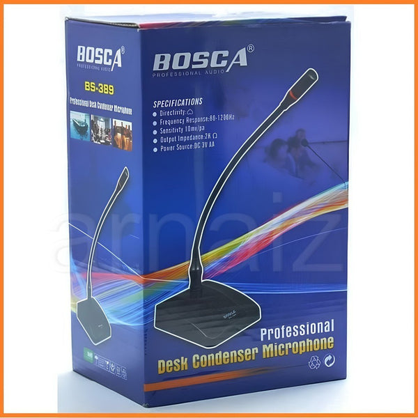 Gooseneck Microphone Professional Desk Condenser Microphone Bosca BS-3 ...